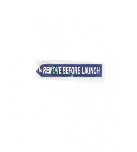 Porte-clés bleu CNES "Remove before Launch"